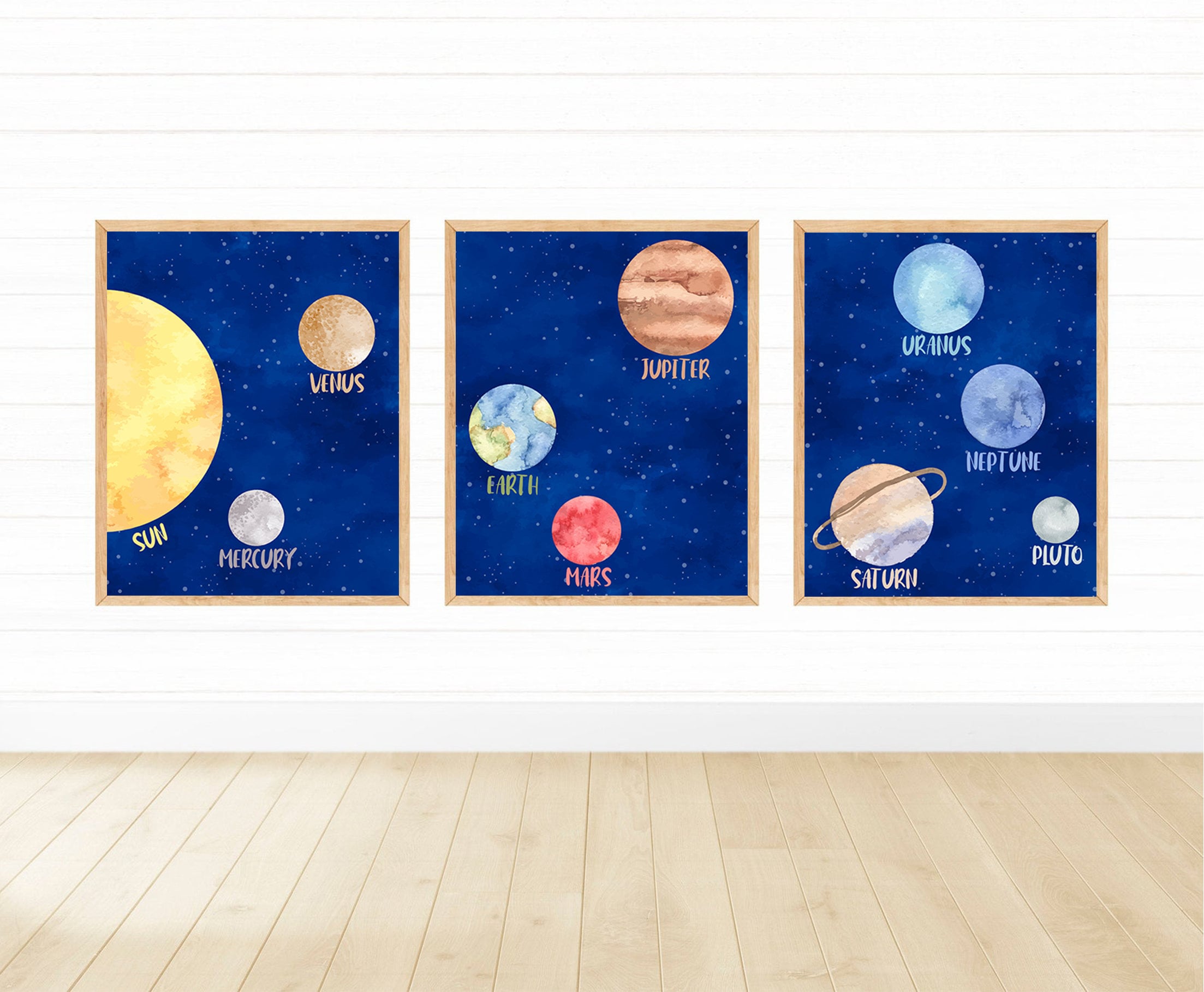 Lámina del Sistema Solar Imprimible, Descarga Digital, Poster de los ...