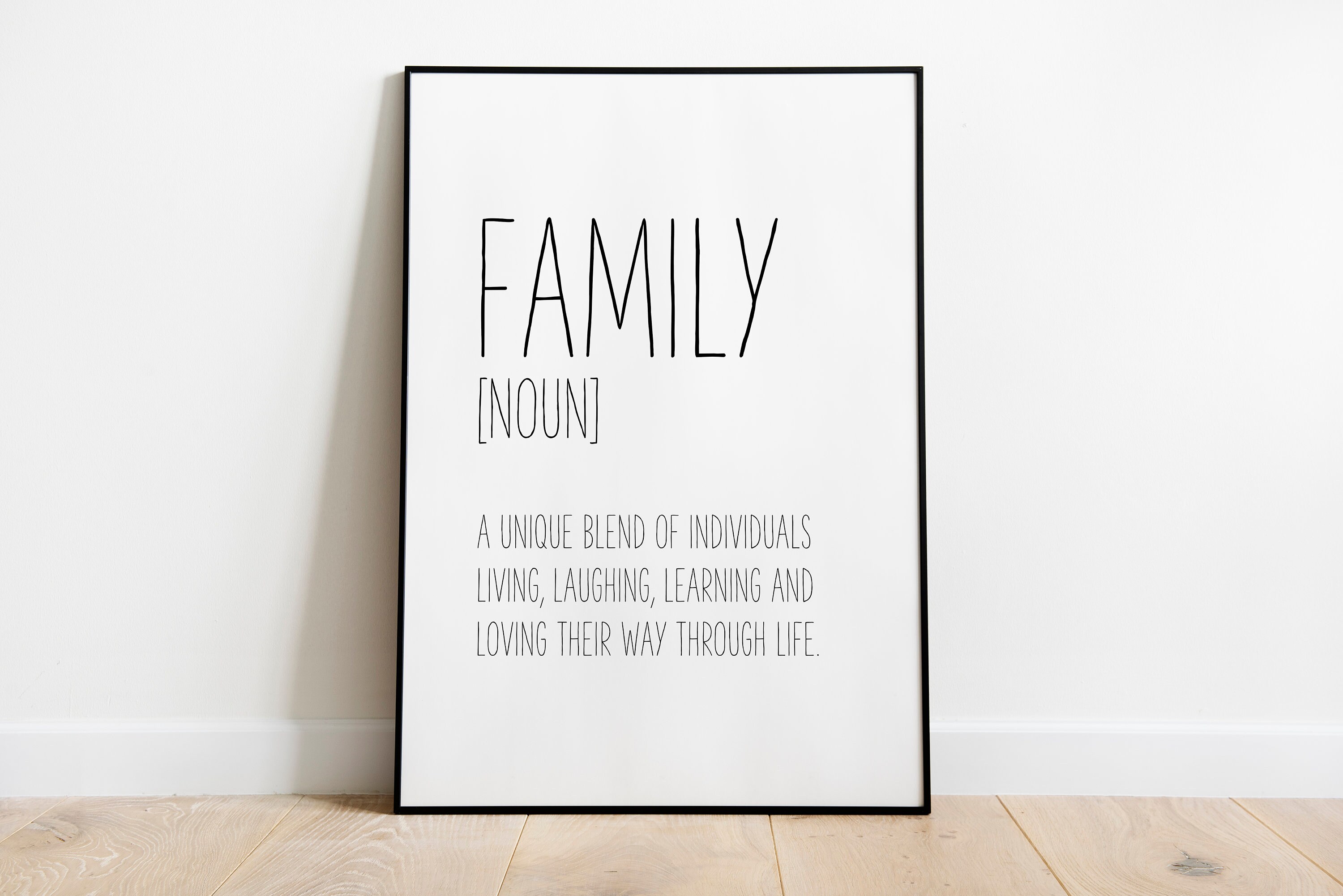 Family Definition, Funny Family Sign, Funny Definition Print, Family ...