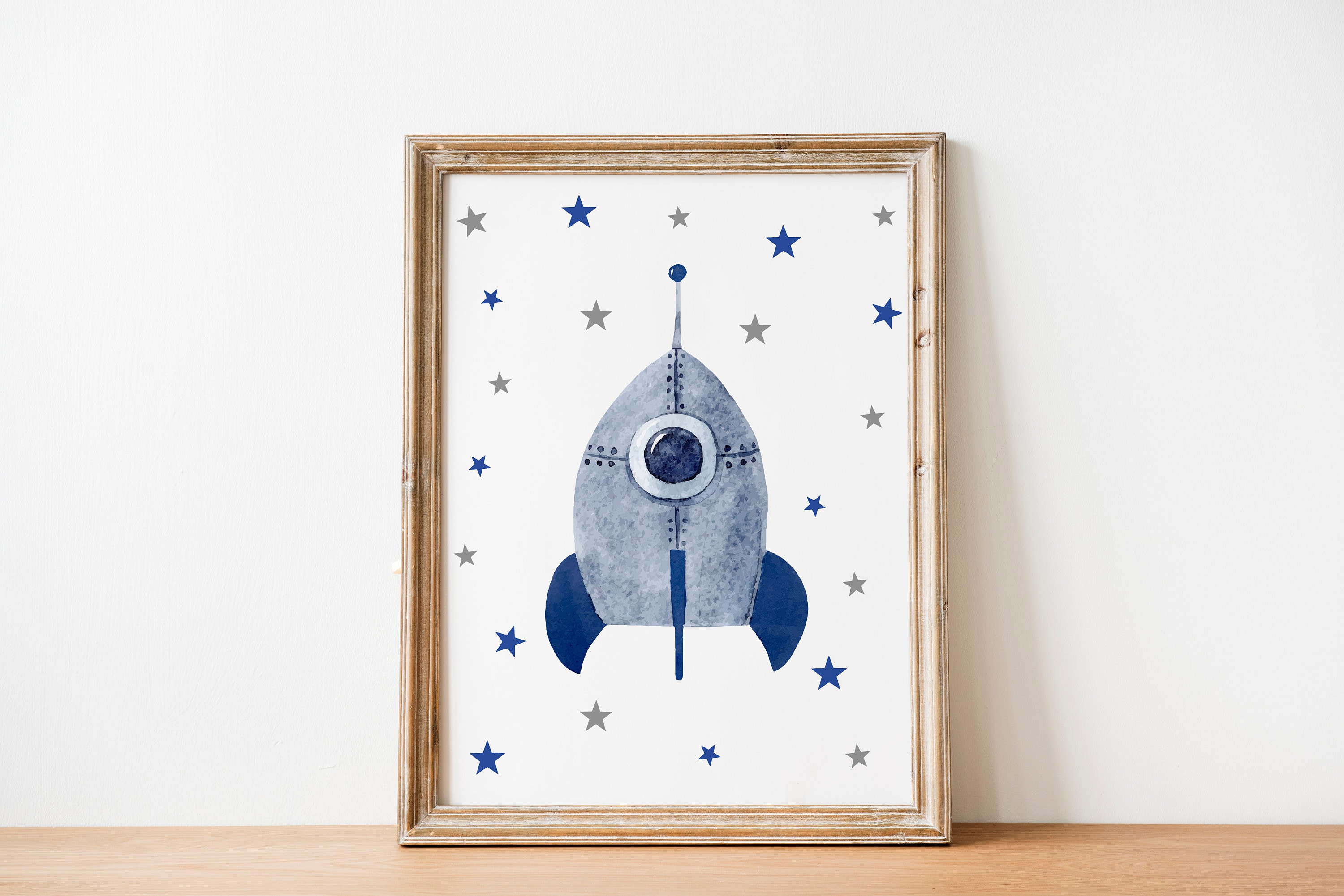Space Kids Wall Art Decor, Digital Download, Set of 3 Prints, Space ...