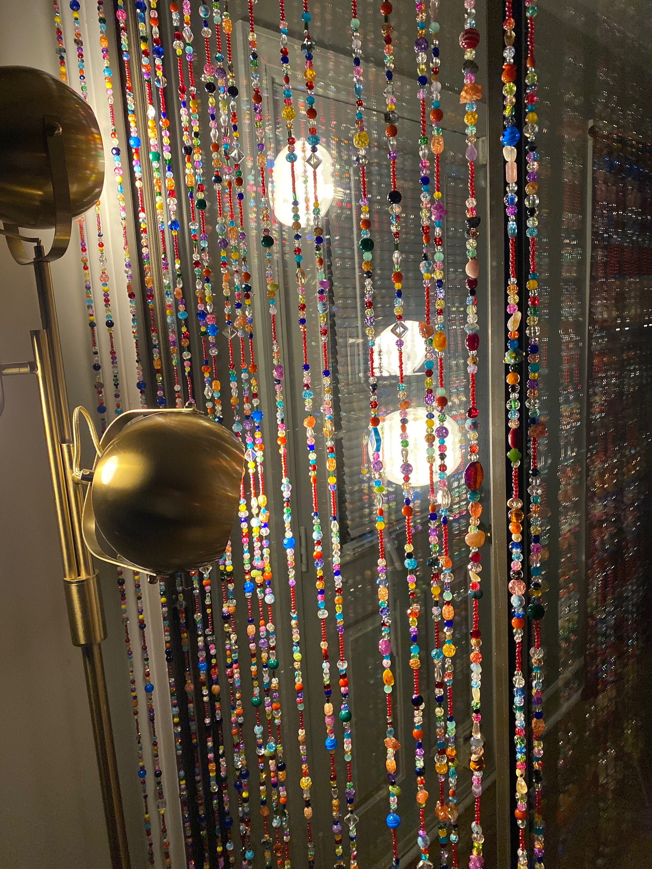 Beaded Curtain - ECLECTIC - Etsy