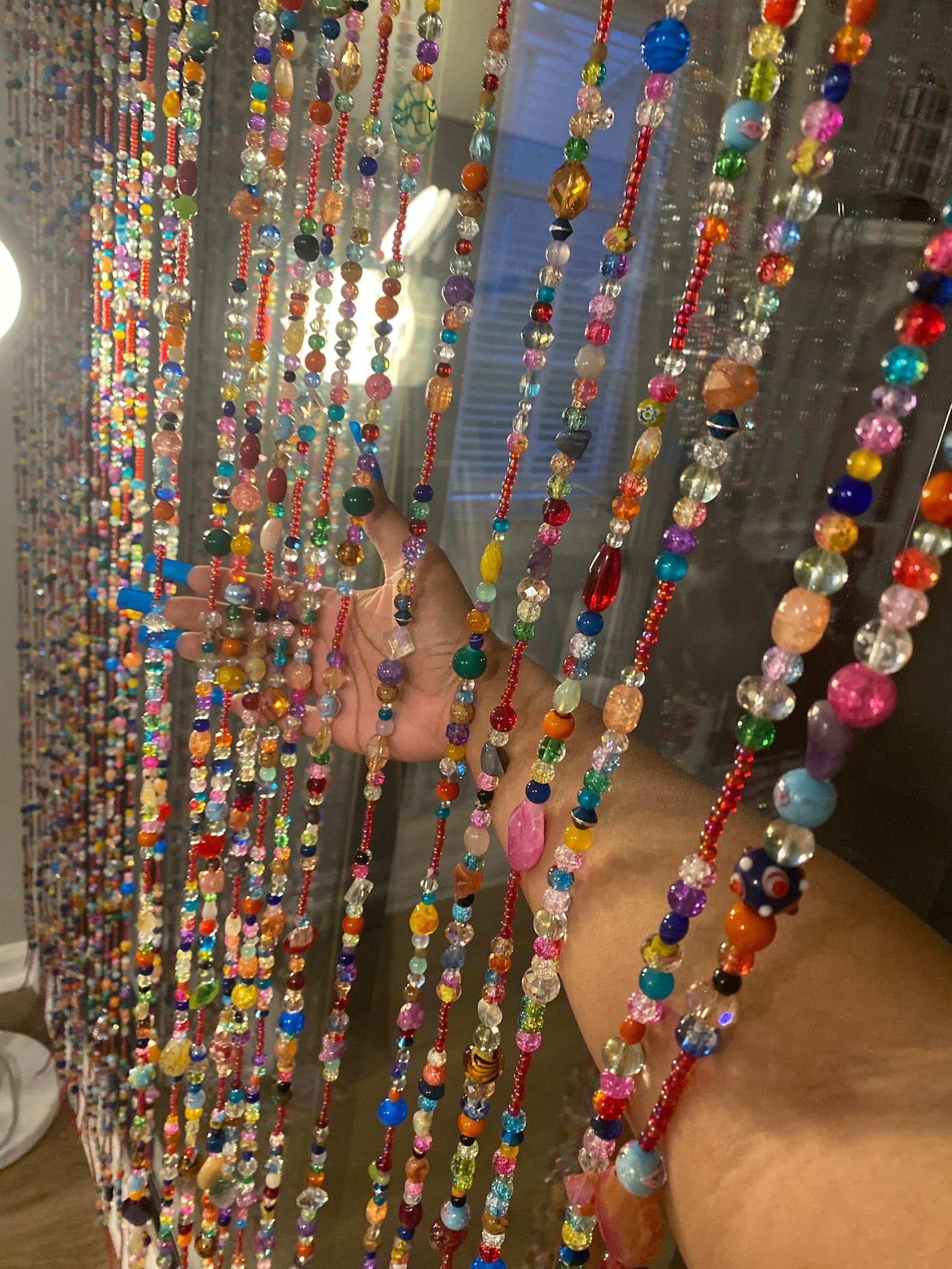 Beaded Curtain - ECLECTIC - Etsy