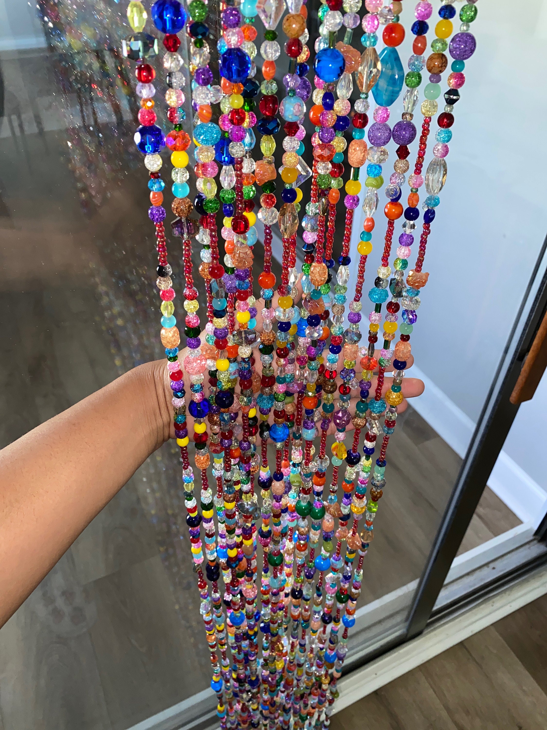 Beaded Curtain - ECLECTIC - Etsy