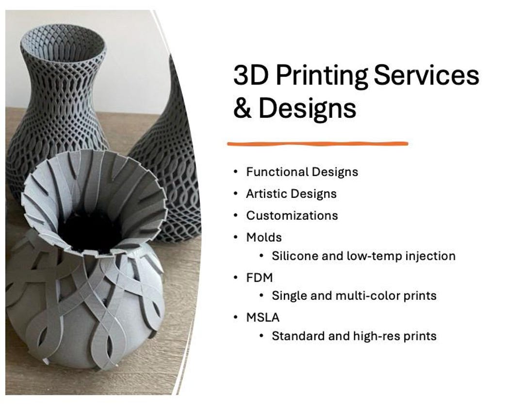 Custom 3D Printing Service – FDM & Resin Printing | Prototypes, Models ...