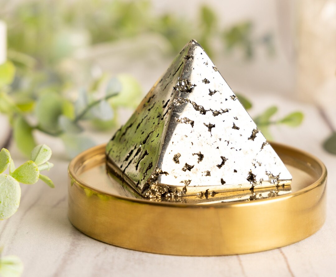 Pyrite Large Pyramid Crystal Tower - Raw Natural Large Pyrite Towers ...