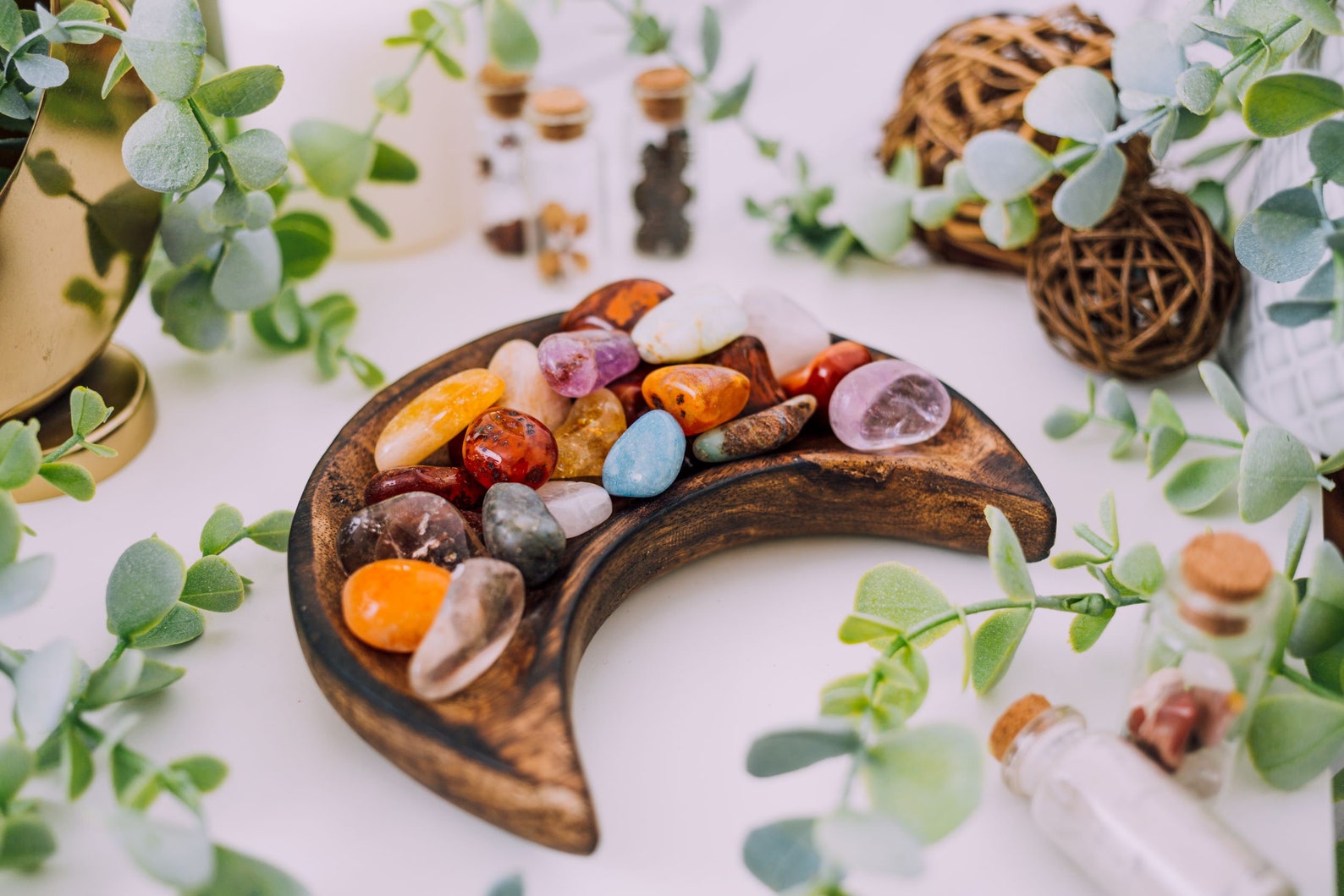 Natural Tumbled Stones Mix- Healing Crystals - Bulk Crystals for ...
