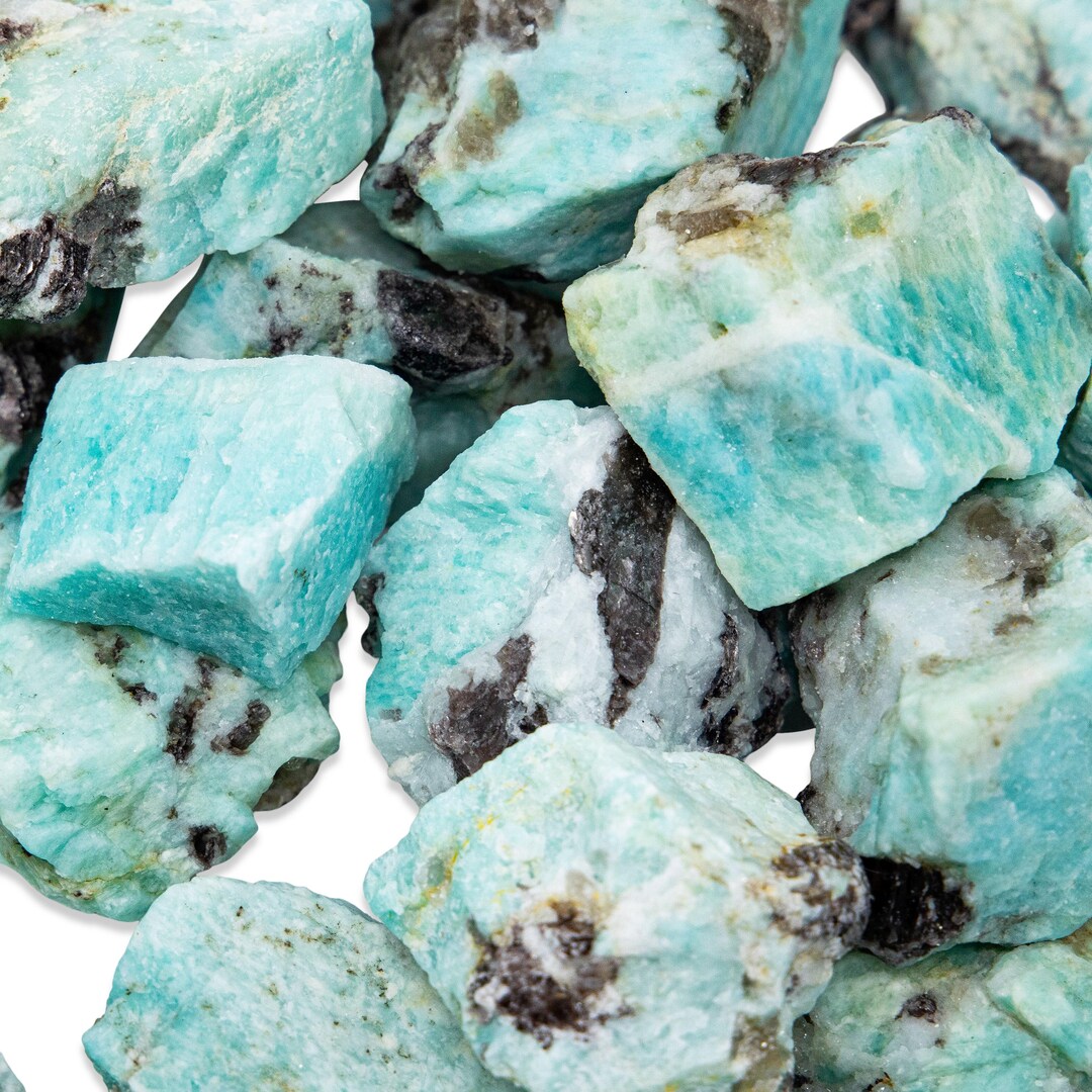 Raw Amazonite Crystal - Raw Amazonite Stone - Rough Amazonite Crystal ...