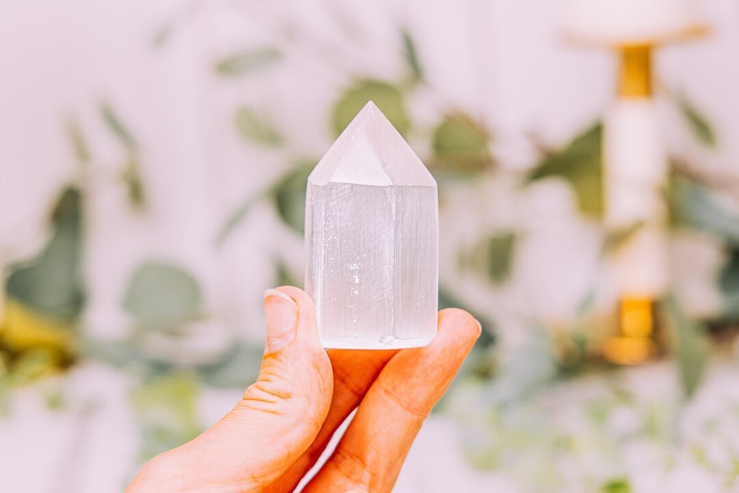 Selenite Tower Points - Selenite Mini Polished Point - Small Selenite ...