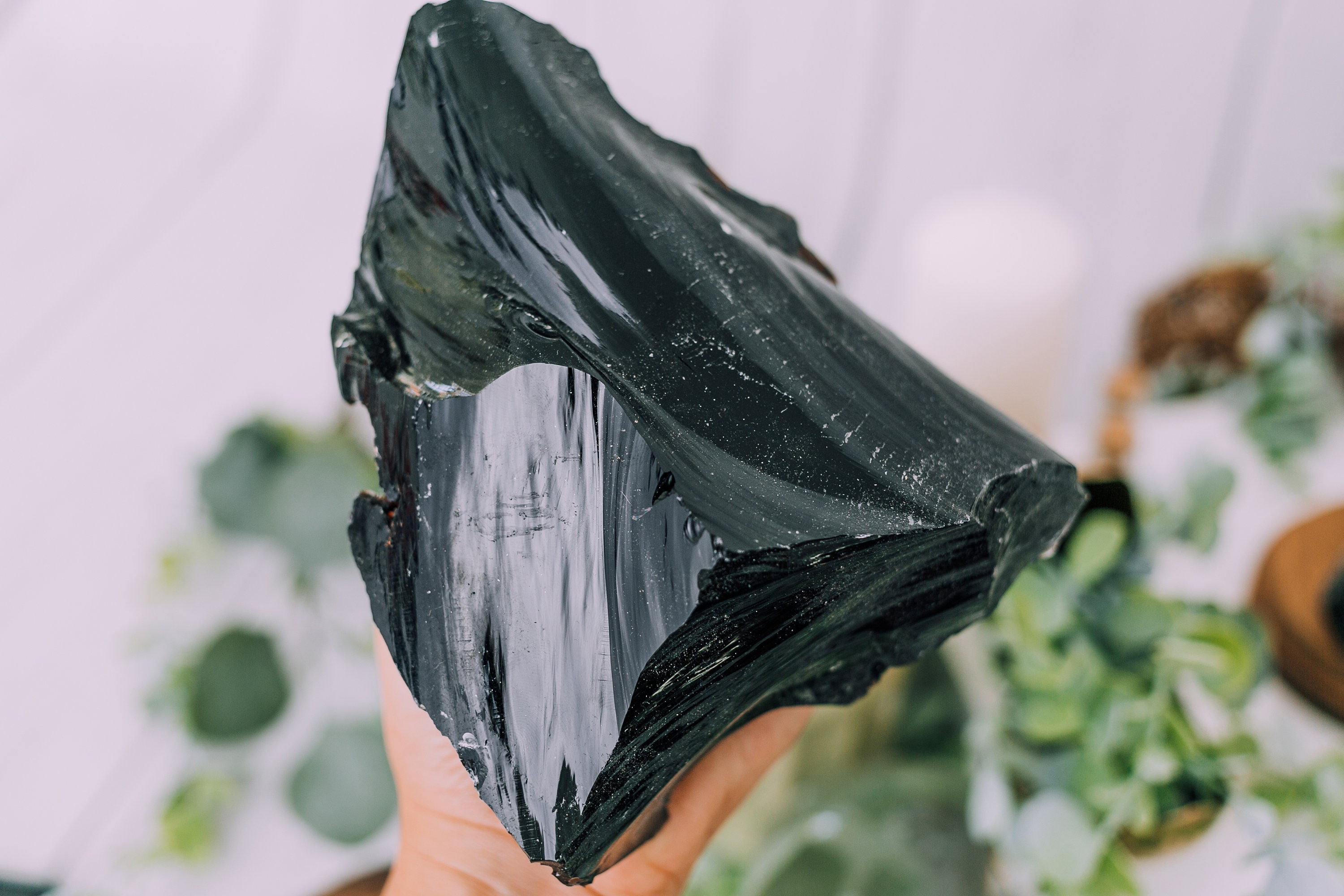 Black Obsidian Stone XL Rough Raw Chunk 1 LB to 7 LB High - Etsy