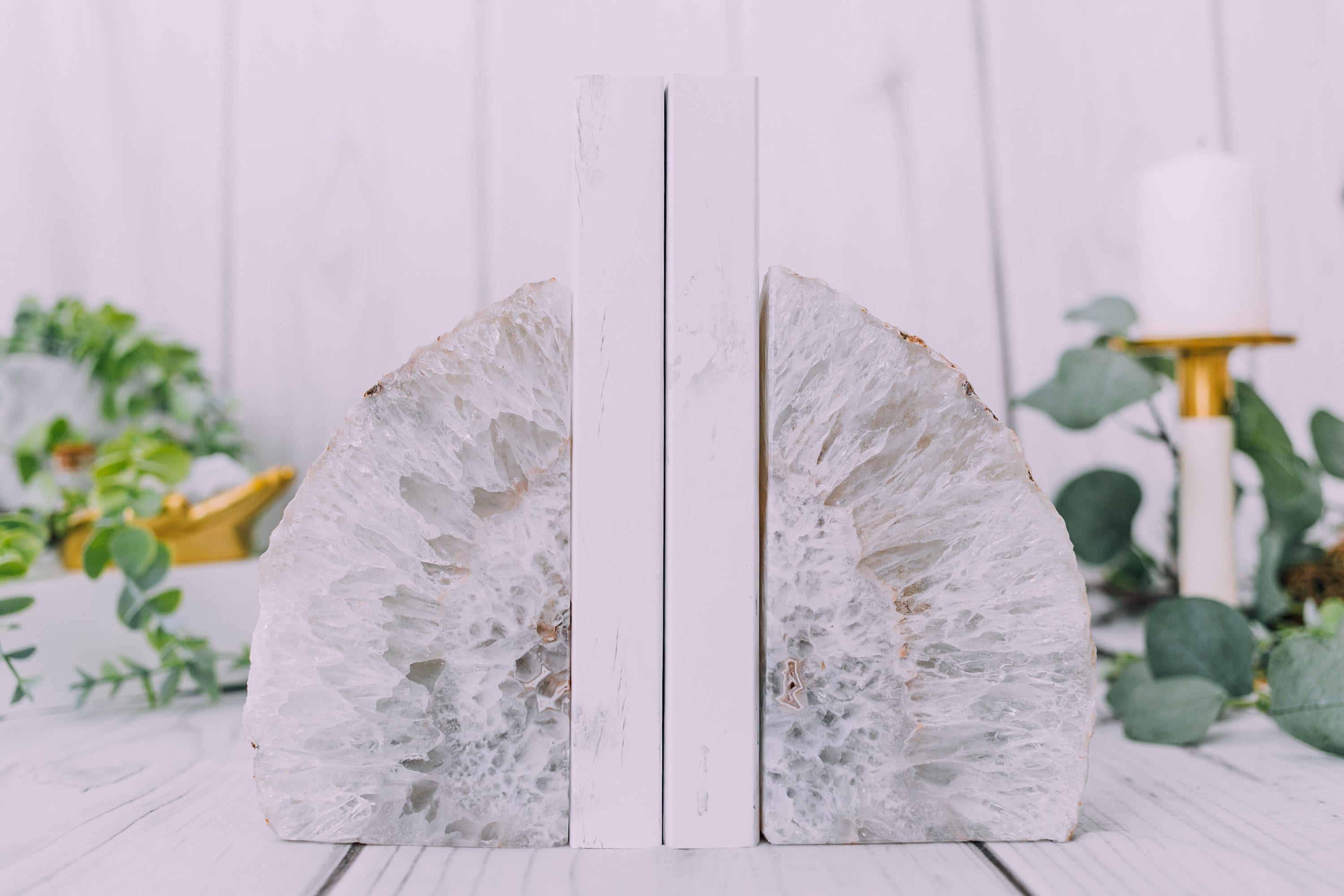 6 to 9 Lb Agate Book Ends, Natural Agate Bookend Pair - Geode Bookend ...