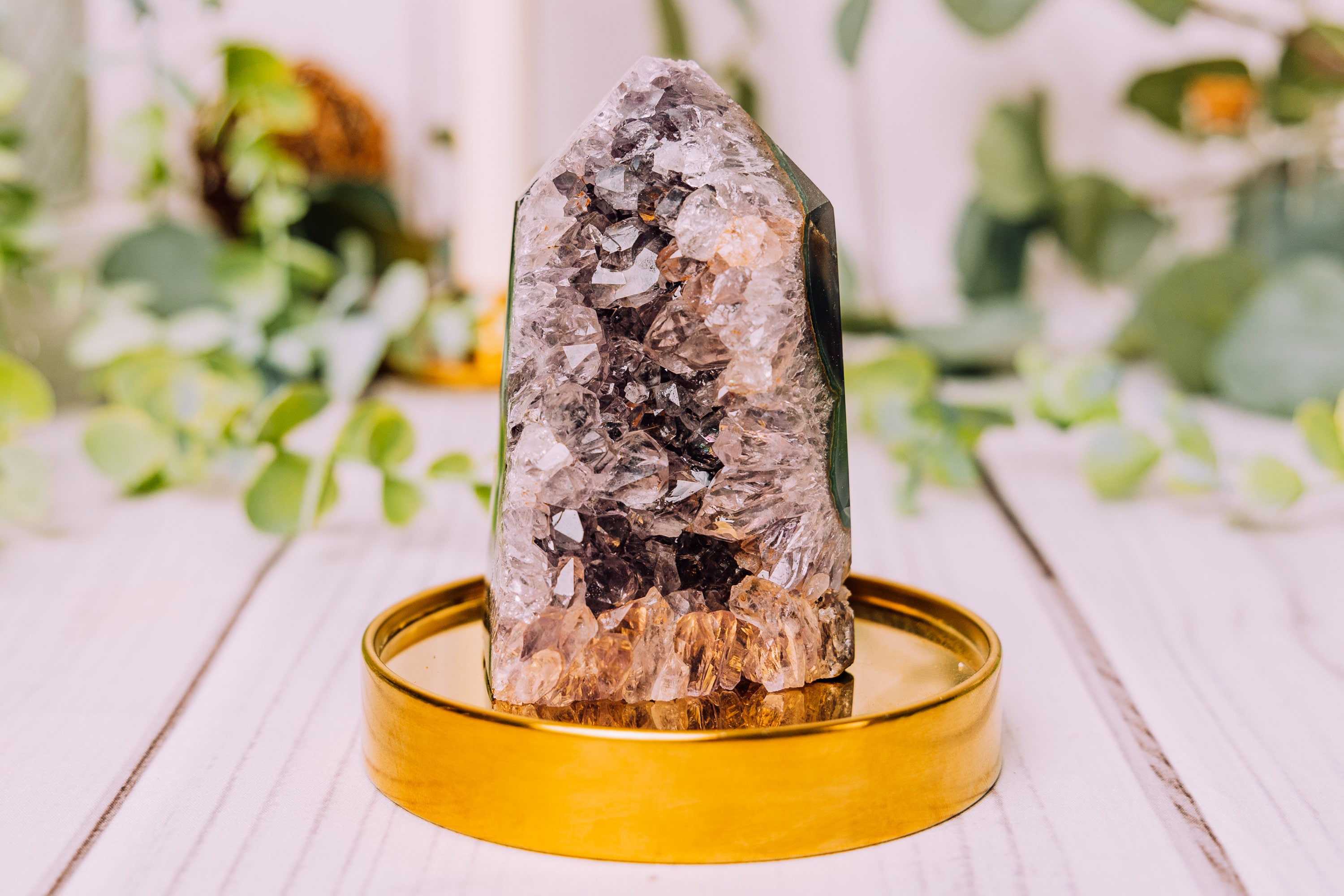 Amethyst Druzy Tower - Large Amethyst Druze Towers - Amethyst Stone ...