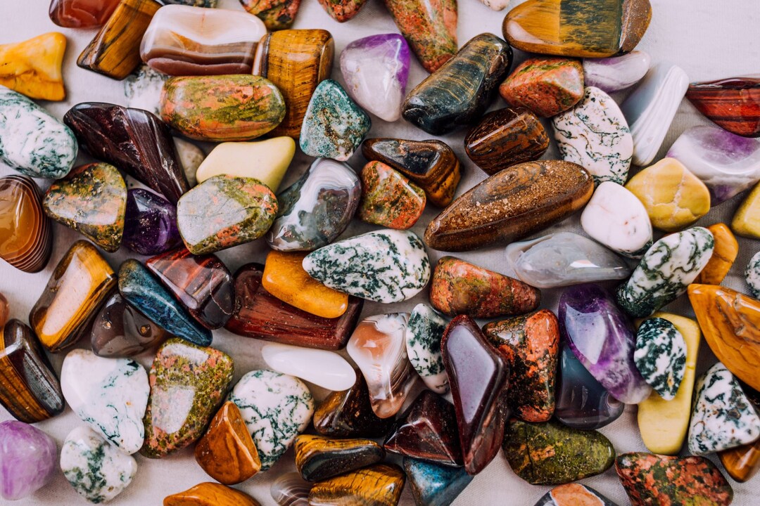 Natural Tumbled Stones Mix- Healing Crystals - Bulk Crystals for ...