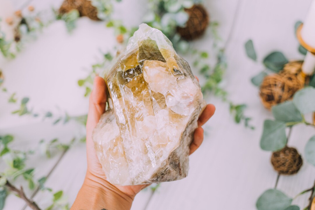 Green Calcite XL Rough Raw Chunk From Mexico, High Grade A Quality ...