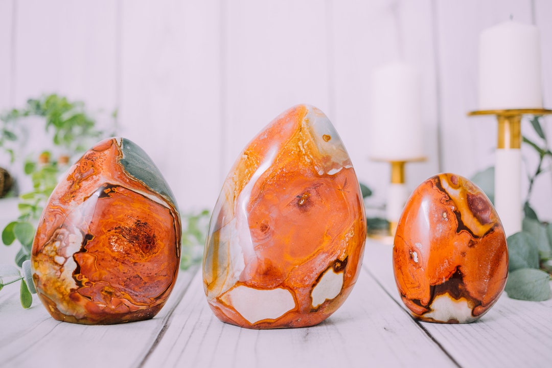 Large Polished Polychrome Jasper Freeform - Polychrome Jasper Gemstone ...