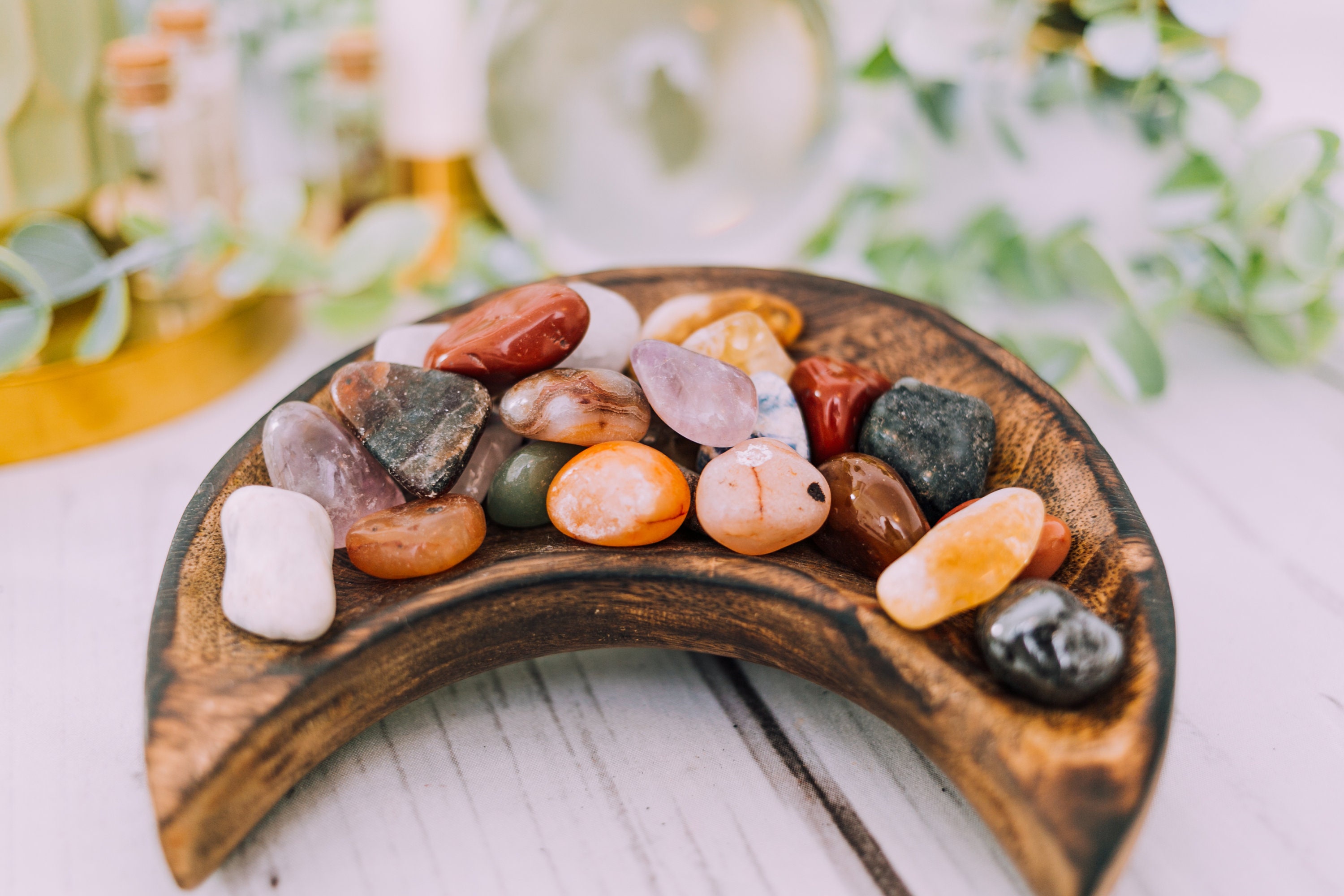 Natural Tumbled Stones Mix- Healing Crystals - Bulk Crystals for ...