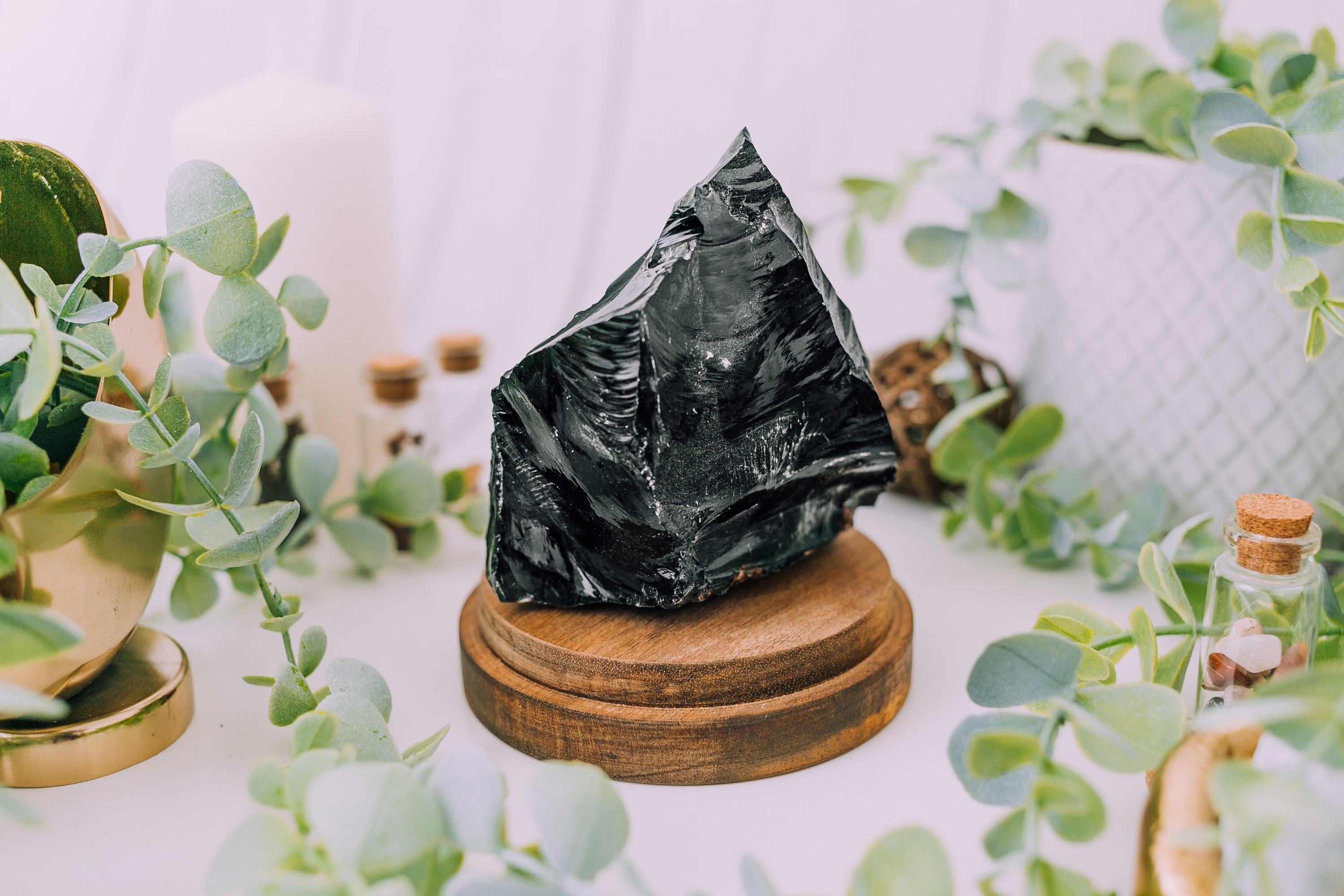 Black Obsidian Stone XL Rough Raw Chunk 1 LB to 6 LB High | Etsy