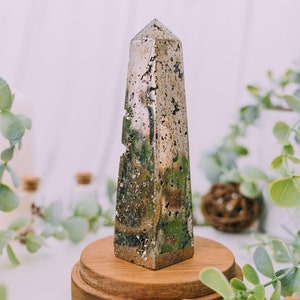 Pyrite Obelisk Crystal Tower - Raw Natural Large Pyrite Towers - High ...