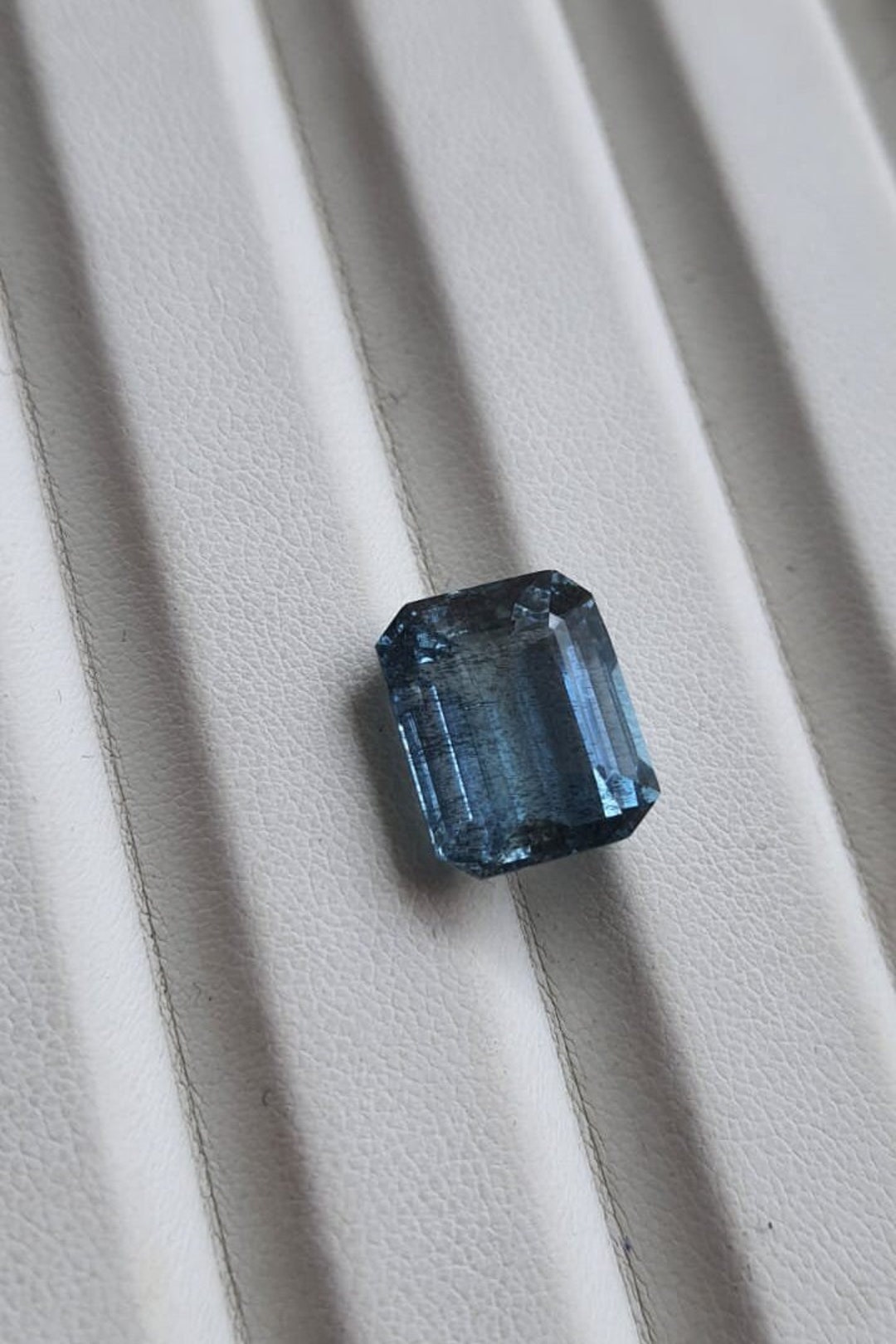 Mose Aquamarine Santamaria Color Octagon Shape Faceted 9.95 Carats ...