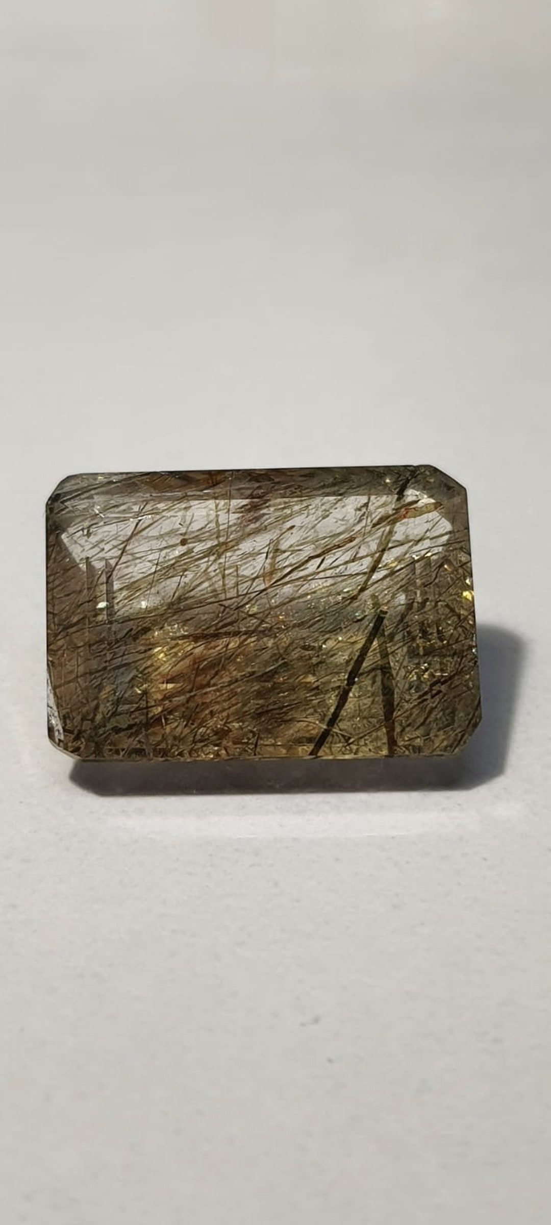 Rutilated Quartz Octagon Shape Mix Color 12.95 Carats 18x12.70x7 Mm ...