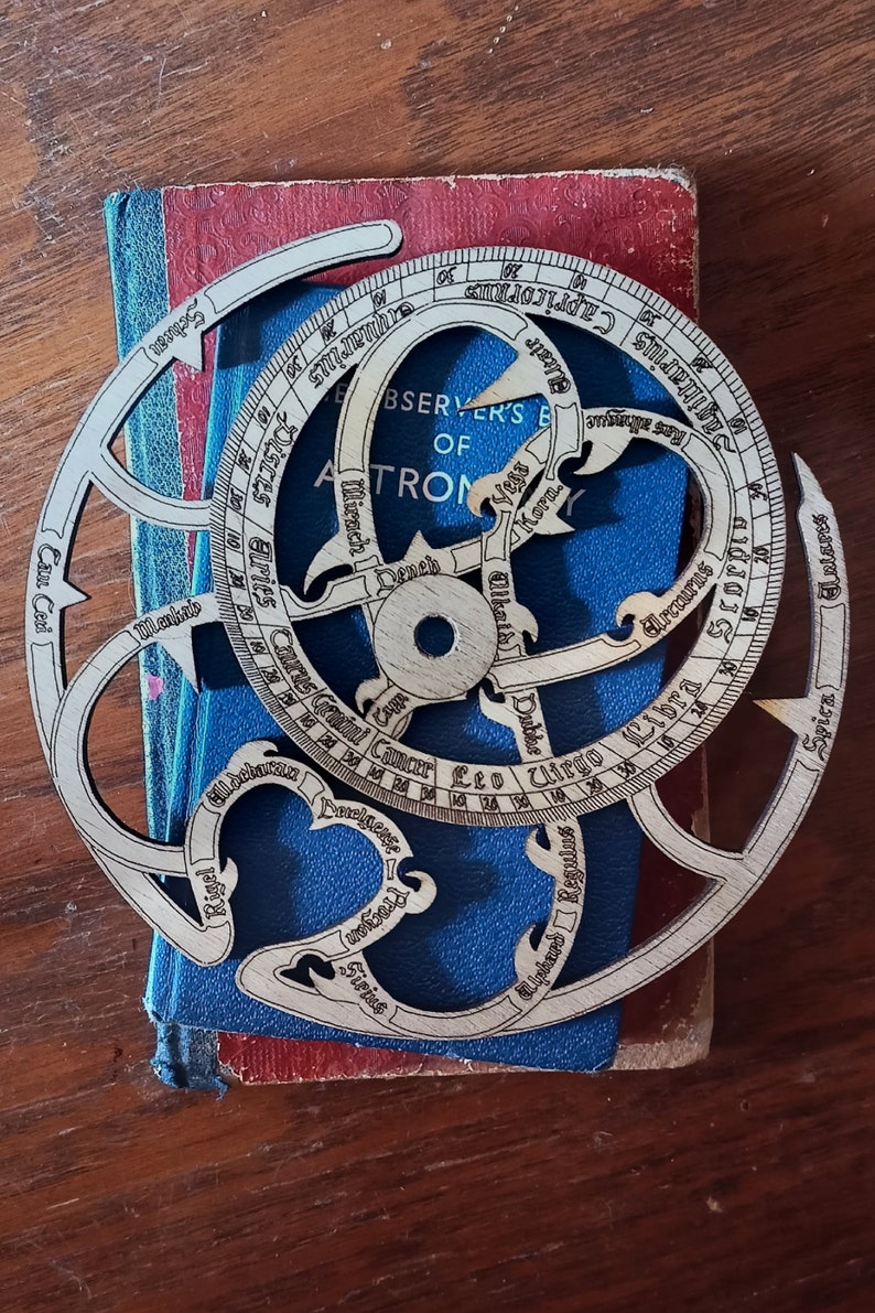 Original SVG Files for Wooden Astrolabe for Valentine's Day ...