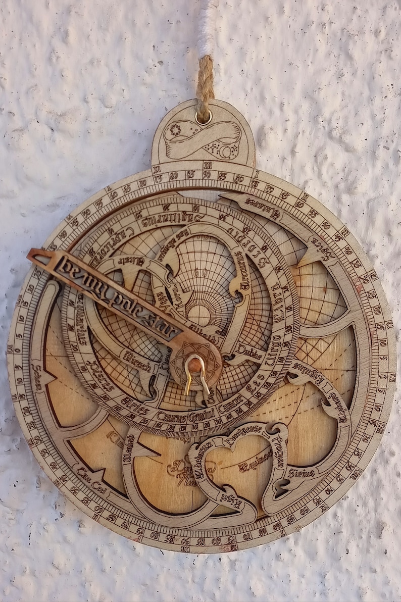 Original SVG Files for Wooden Astrolabe for Valentine's Day ...
