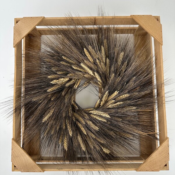 Wheat Wreath - Etsy