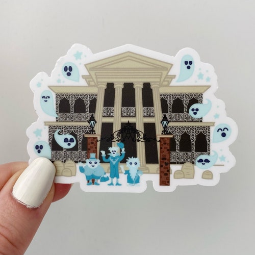 Haunted Mansion Vinyl Sticker Series - Etsy