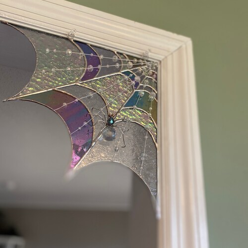 Stained Glass Spider Web - Etsy
