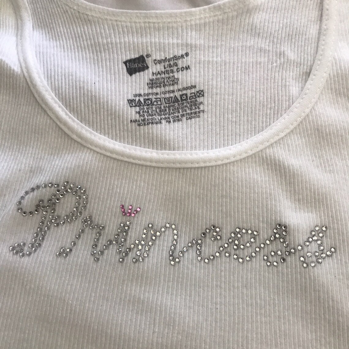 Princess Rhinestone Bedazzled Top - Etsy
