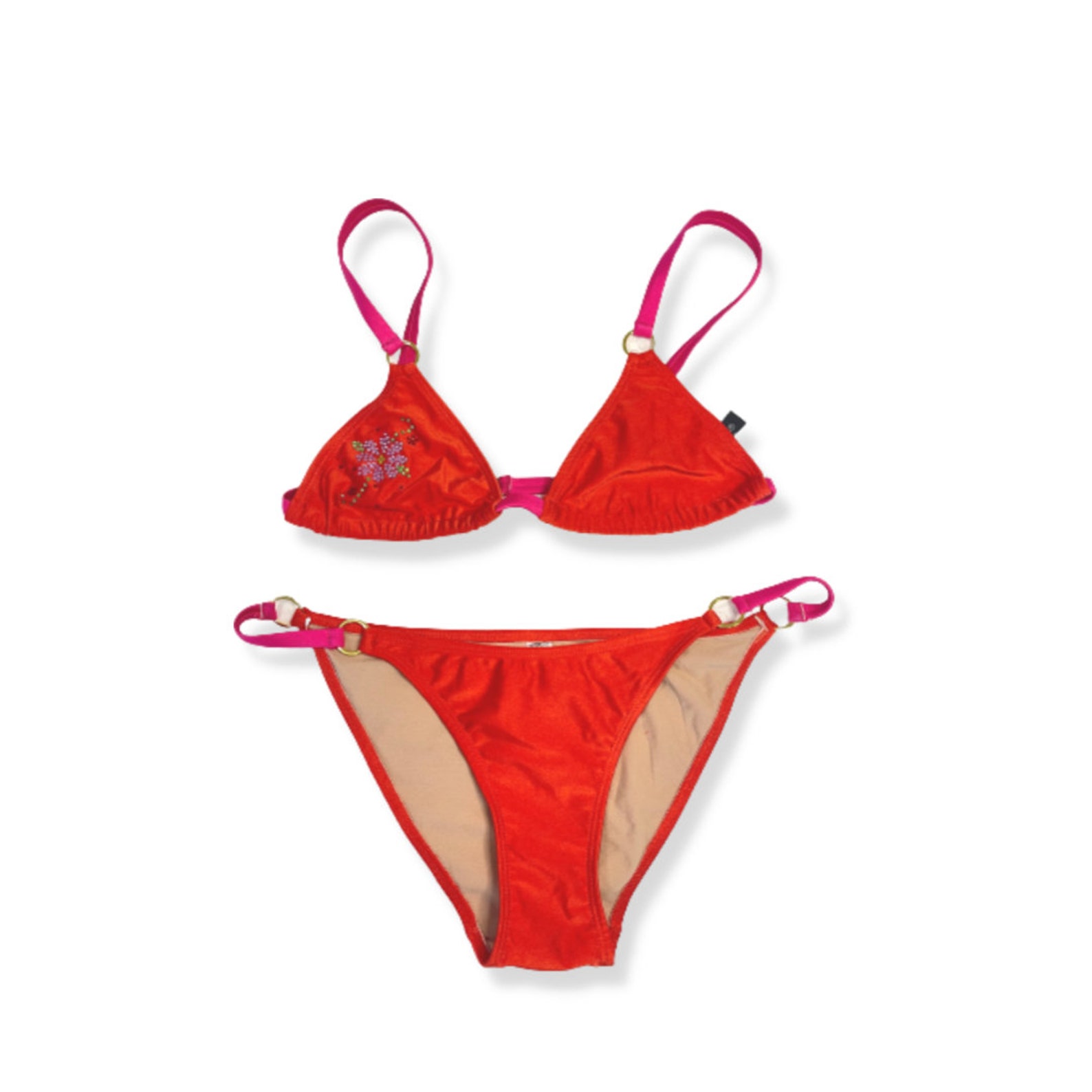 Floral Tramp Stamp Bikini Etsy 