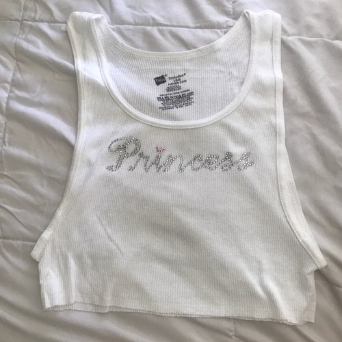 Princess Rhinestone Bedazzled Top - Etsy