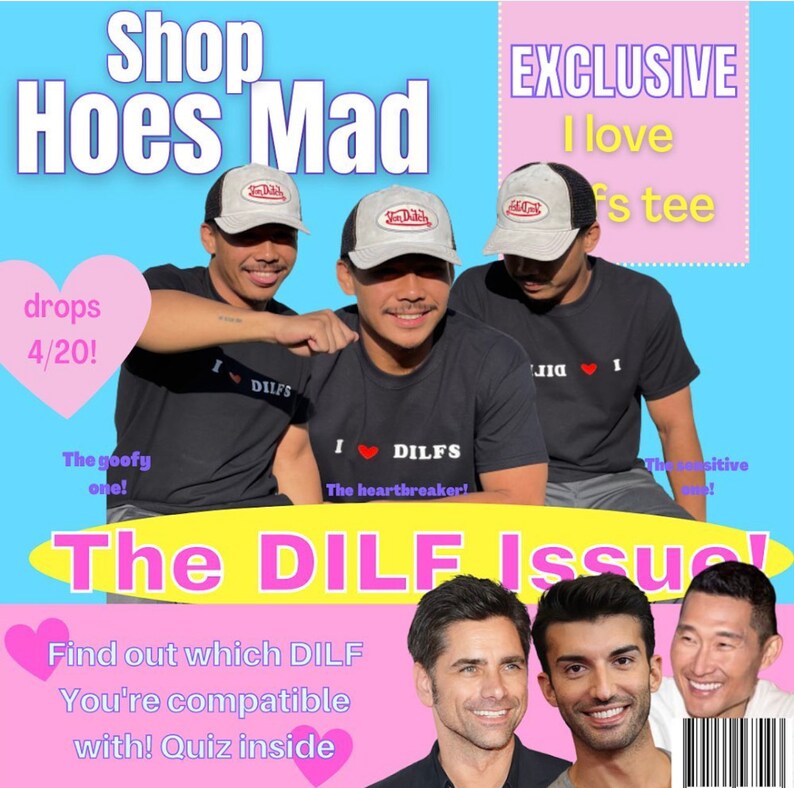 I 3 DILFS Baby Tee - Etsy