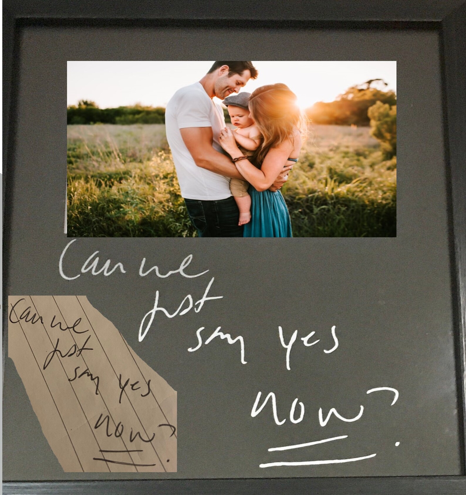 Actual Handwriting Custom Photo Frame memorial Christmas | Etsy