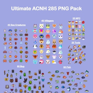 Animal Crossing Entire PNG Collection | PNG, JPG, Clipart, Icon, Items ...