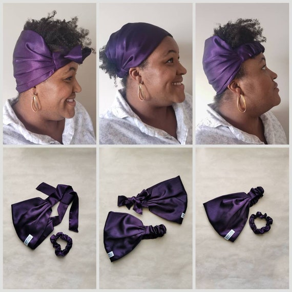Silk hair wrap for sleeping store