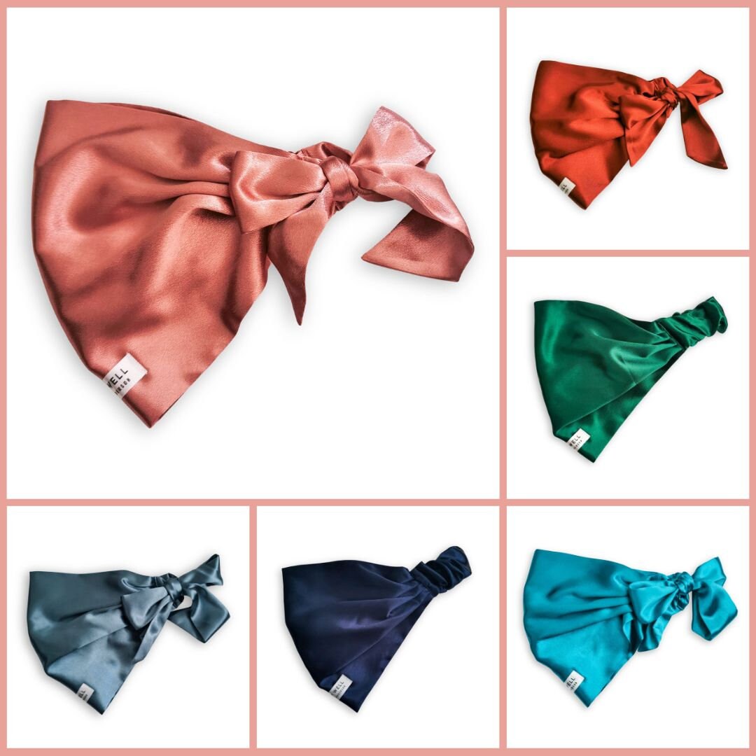 Luxurious Satin sleep Well Hair Wrap, Pineapple Hair Protector, Sleep ...