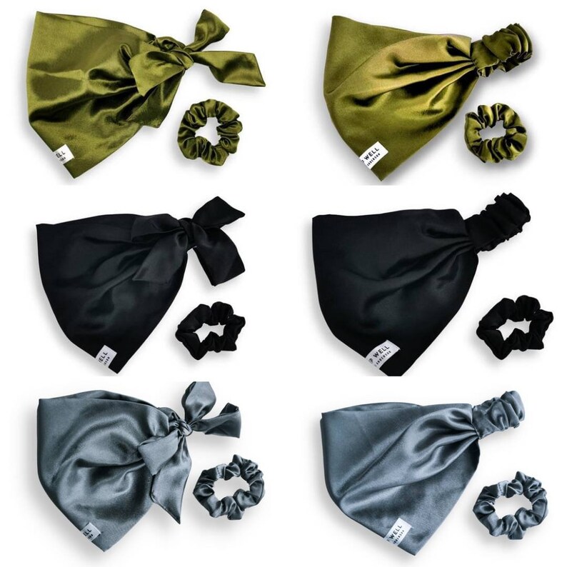 Luxurious Satin sleep Well Hair Wrap & Scrunchie - Etsy