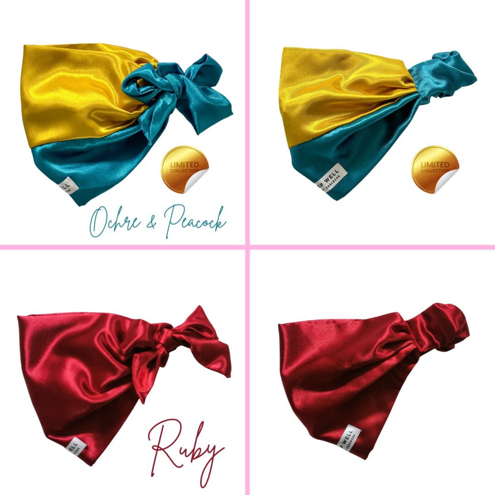 Luxurious Satin sleep Well Hair Wrap, Pineapple Hair Protector, Sleep ...