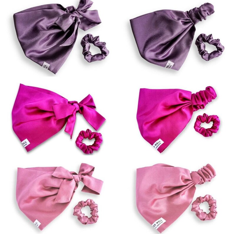 Luxurious Satin sleep Well Hair Wrap & Scrunchie - Etsy