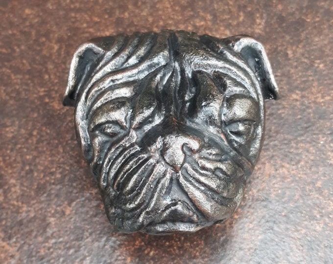 Bulldog Paperweight, Office Supplies, Bronze Bulldog, Dog Lover Gift ...