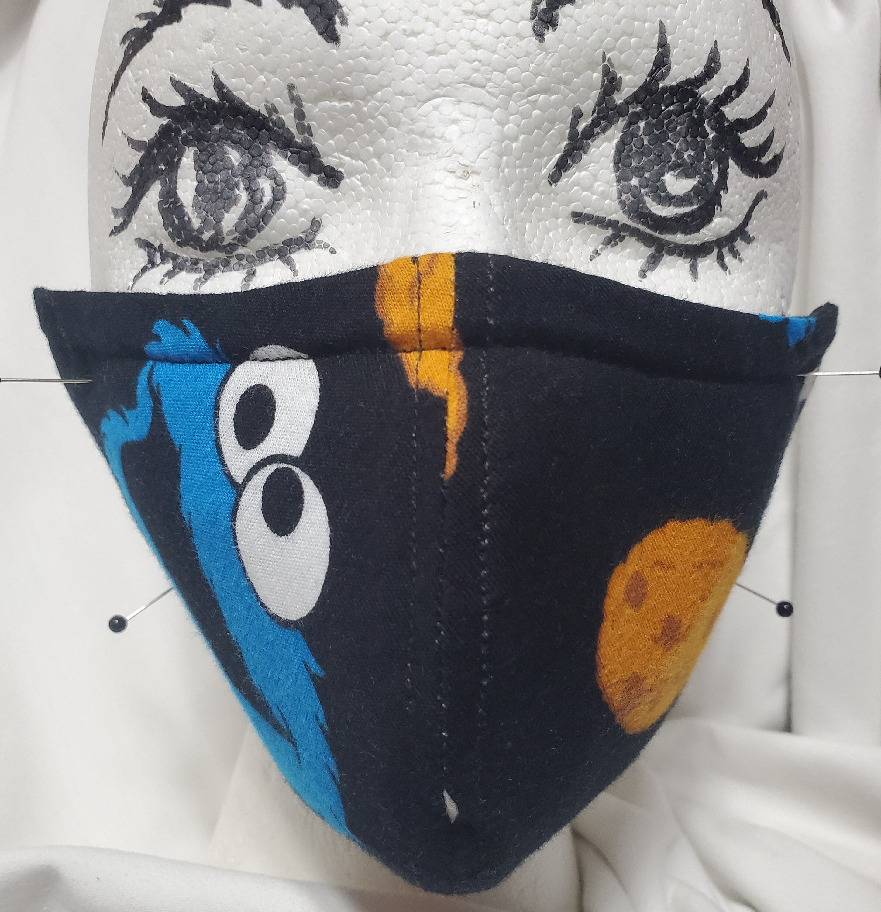 Cookie Monster Face Mask | Etsy