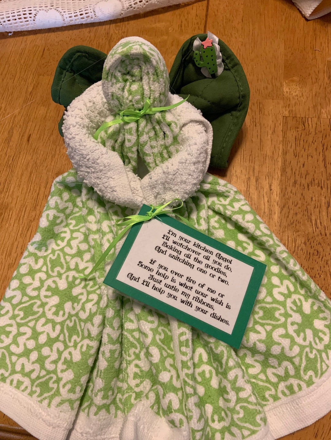 Green Kitchen Angel - Etsy