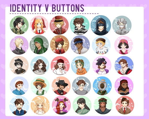 Identity V Default Buttons - Etsy