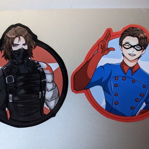 Bucky Barnes Winter Soldier Stickers - Etsy