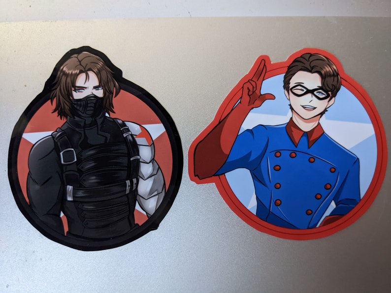 Bucky Barnes Winter Soldier Stickers - Etsy