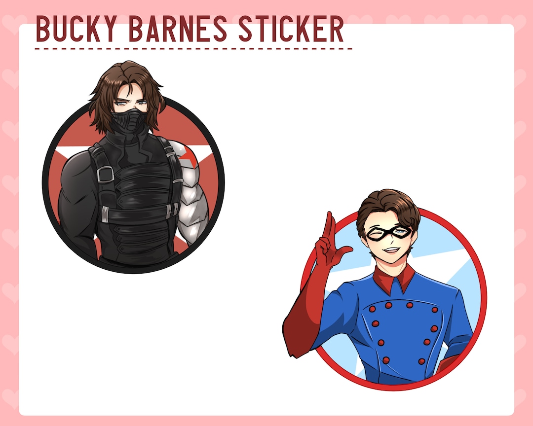 Bucky Barnes Winter Soldier Stickers - Etsy