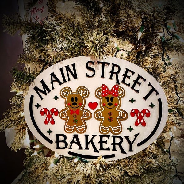 Christmas Bakery Sign - Etsy