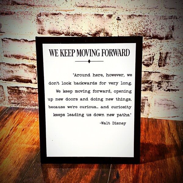 Keep Moving Forward - Etsy
