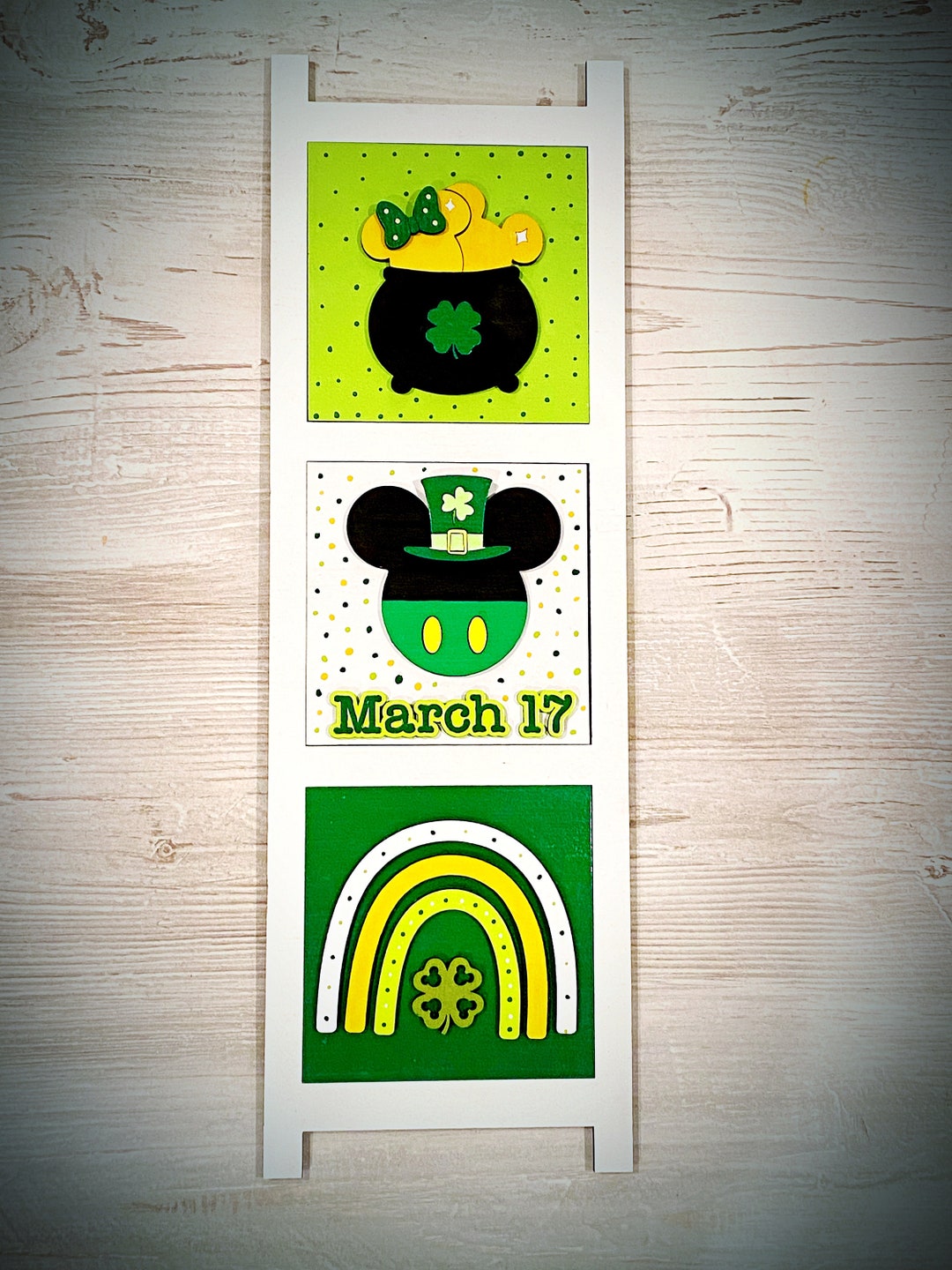 St. Patricks Day Interchangeable Ladder, Mouse Inspired, Mouse Inspired ...