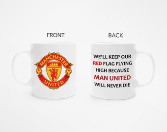 Manchester United Mug - Etsy