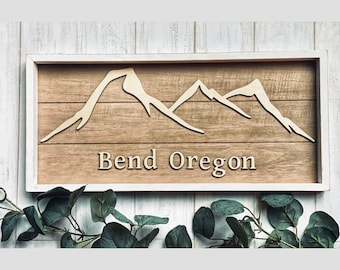 Bend Oregon Sign | Etsy